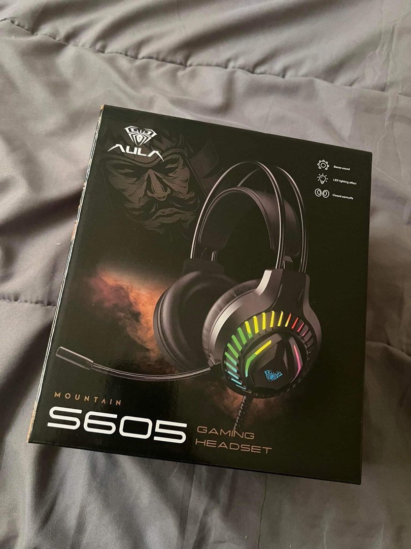 Aula S605 Gaming Headseat, Audio, Headphones & Headsets on Carousell