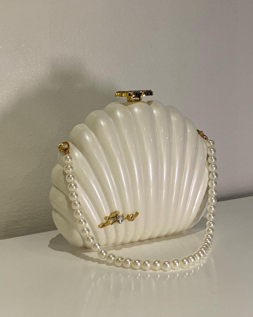 Authentic Chanel Shell Bag (4th of July Collection), Luxury, Bags ...