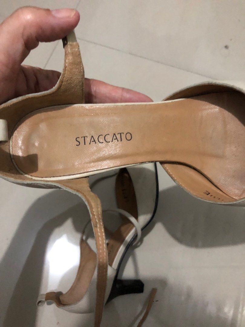 authentic staccato nude sandals, Women's Fashion, Footwear, Sandals on ...