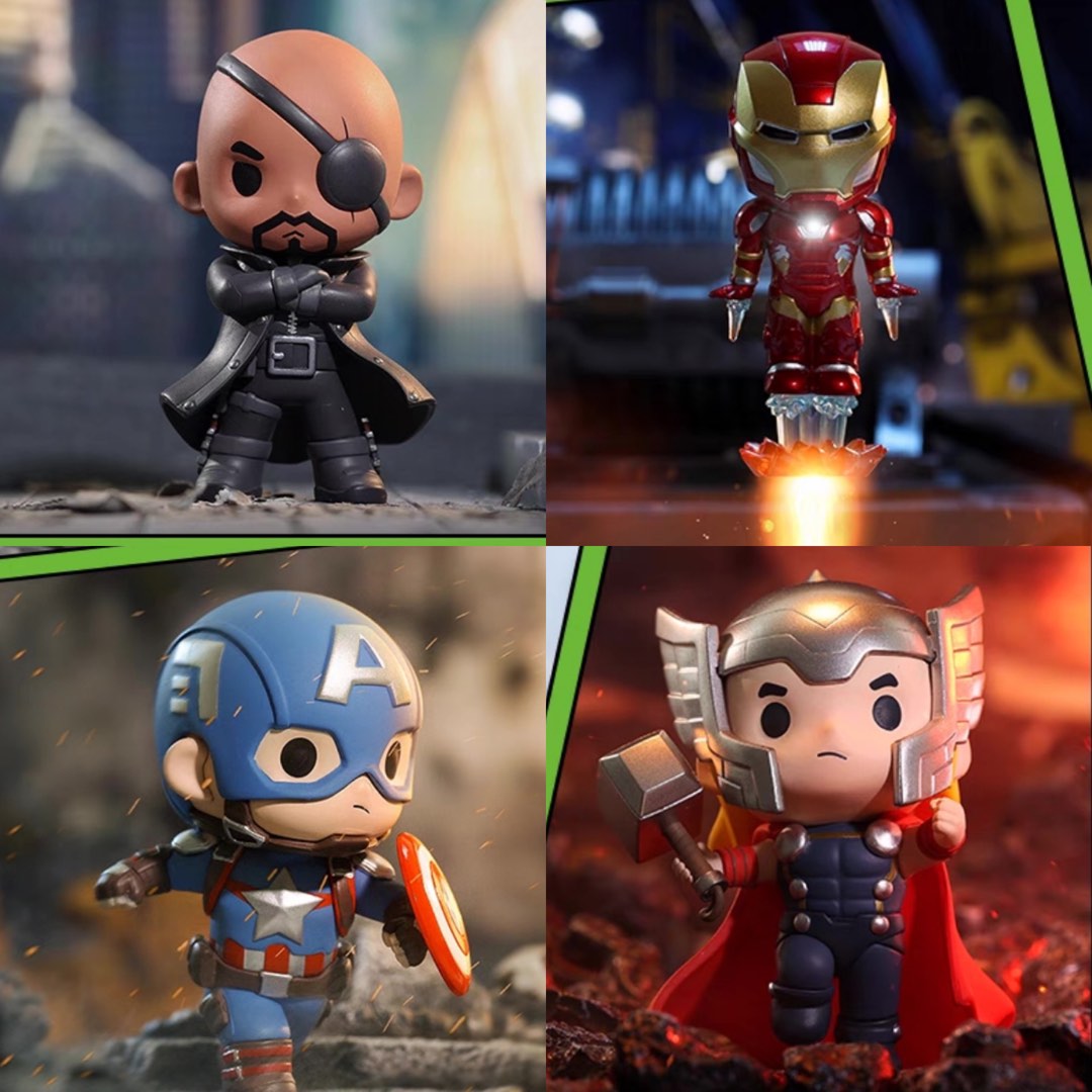 AVENGERS MARVEL POPMART Full set / Single blind box / able to choose ...