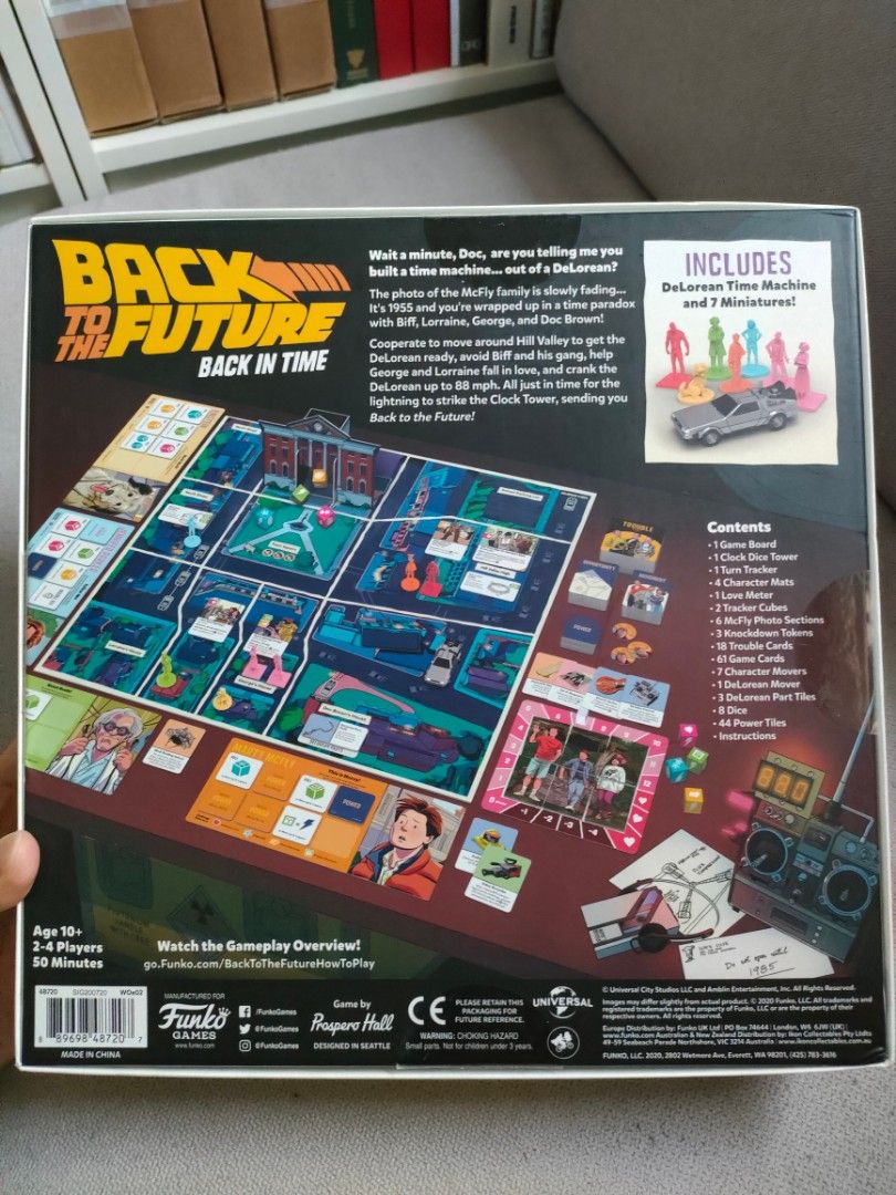 Back to the future: Back in time (Boardgame), Hobbies & Toys, Toys ...