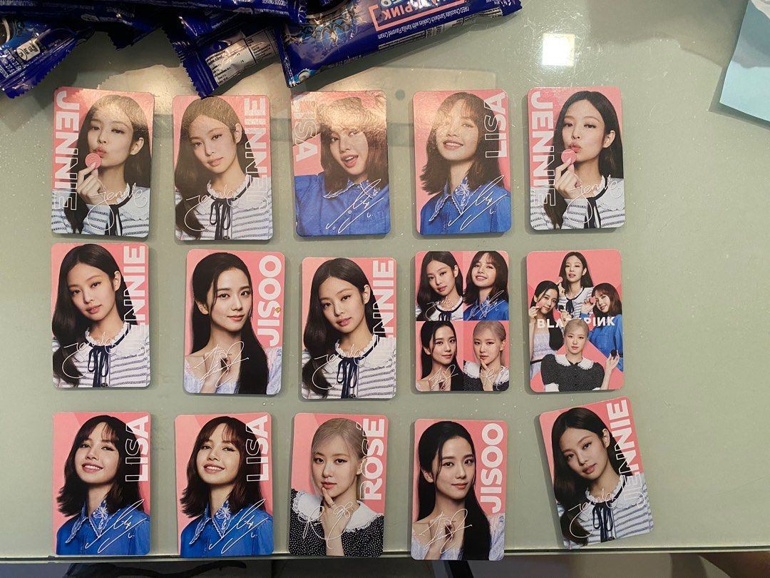 Blackpink Oreo Card, Hobbies & Toys, Memorabilia & Collectibles, K-Wave ...