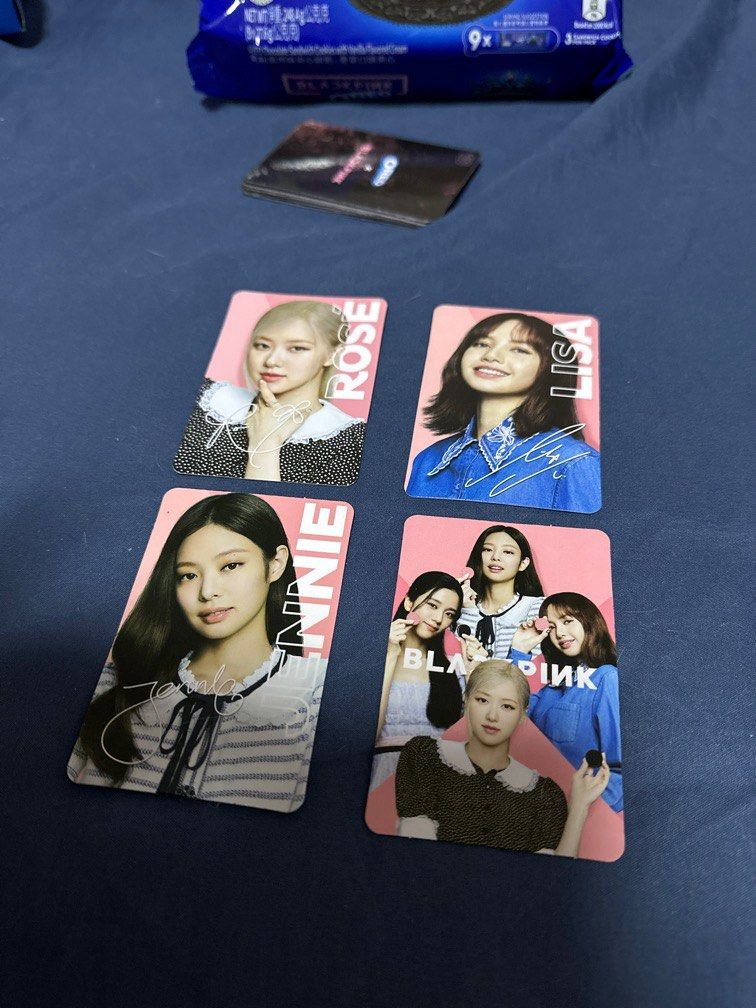 Blackpink Oreo Cards, Hobbies & Toys, Memorabilia & Collectibles, K ...