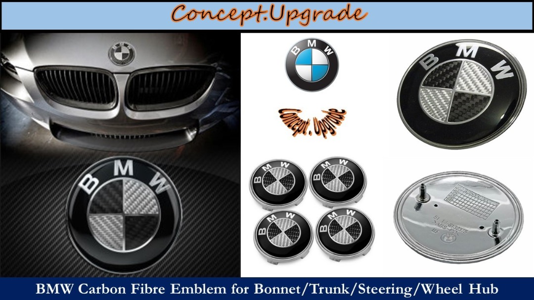 BMW LOGO EMBLEMS UPGRADE, Car Accessories, Accessories on Carousell