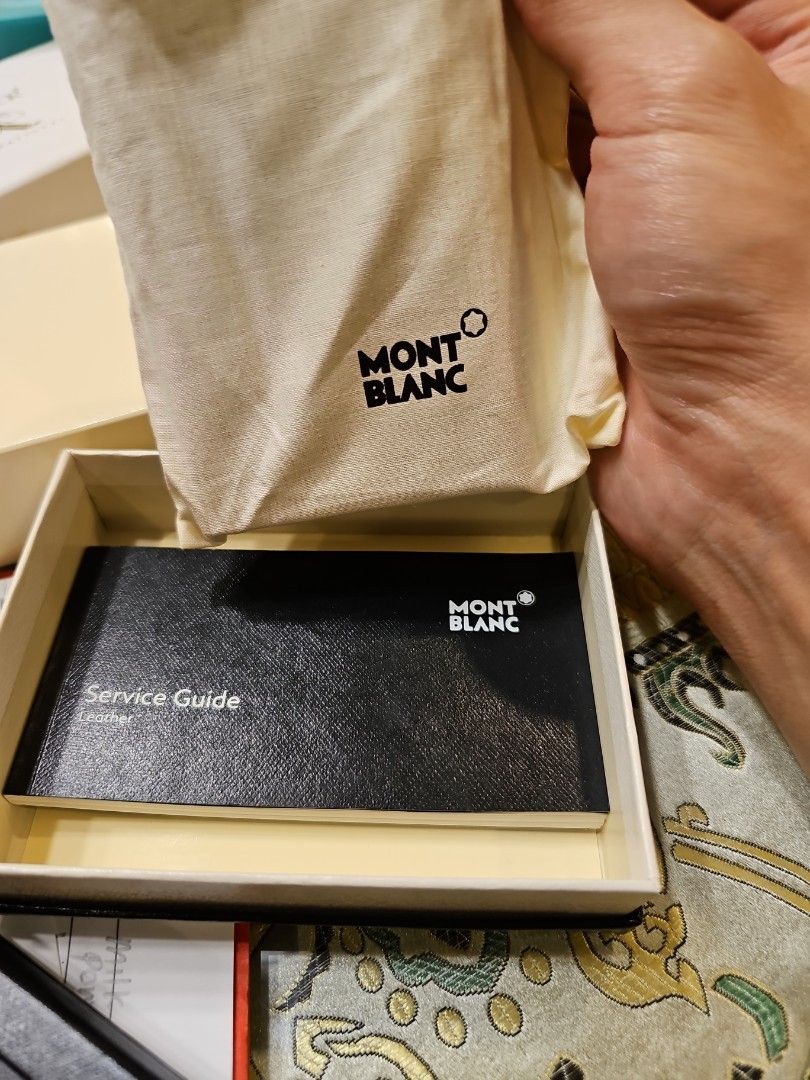 BNIB Mont Blanc Meisterstuck card holder, Men's Fashion, Watches ...