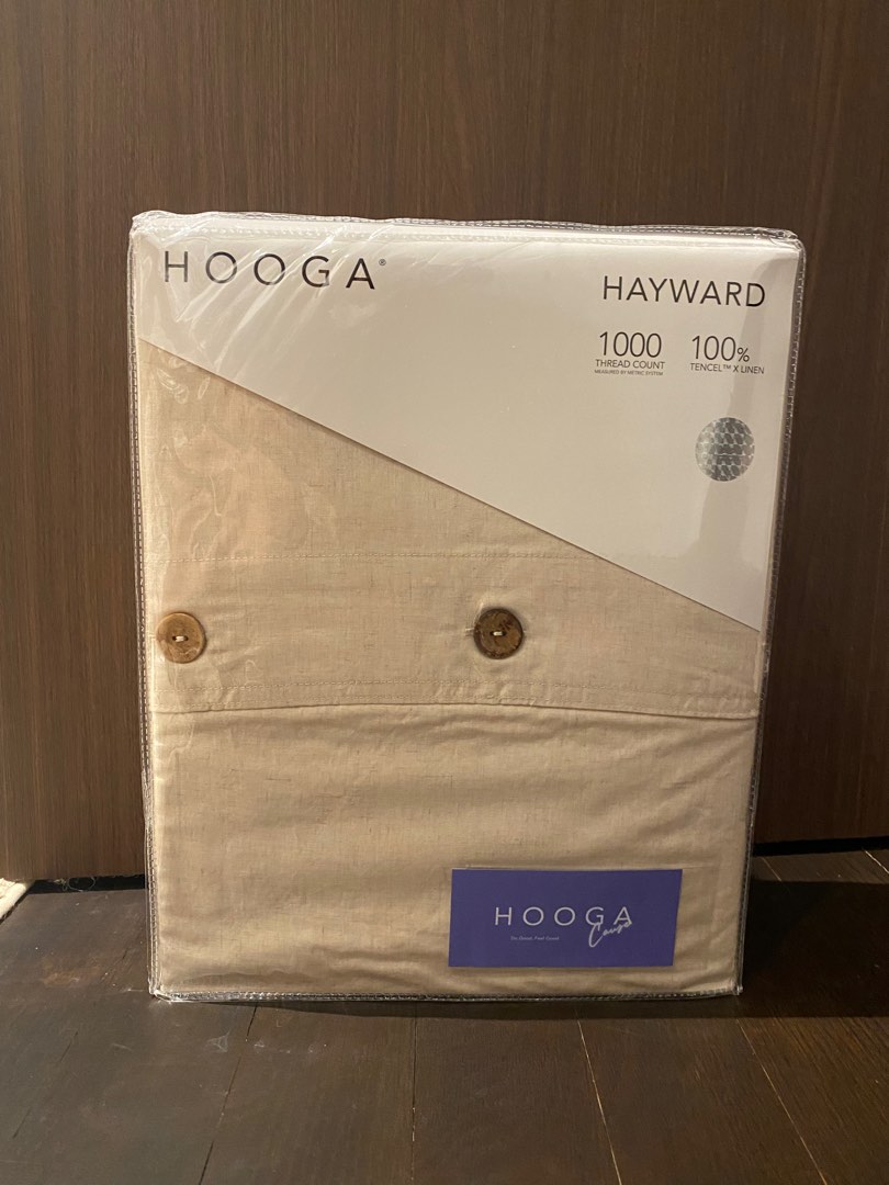 Brand new hooga HAYWARD WHITE SKOLT king quilt cover set, Furniture ...