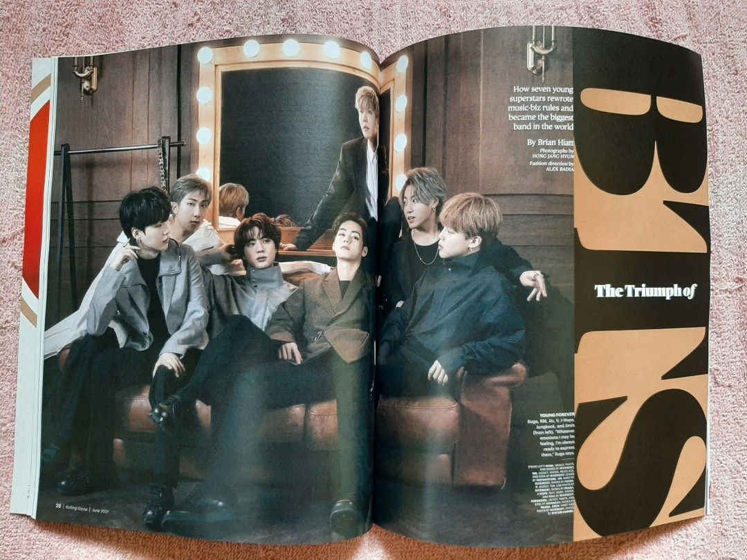 BTS - Rolling Stone magazine June 2021 on Carousell