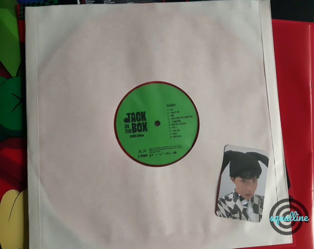 BTS j-hope - Jack in the Box (JITB) - Vinyl - KAWS Edition, Hobbies ...
