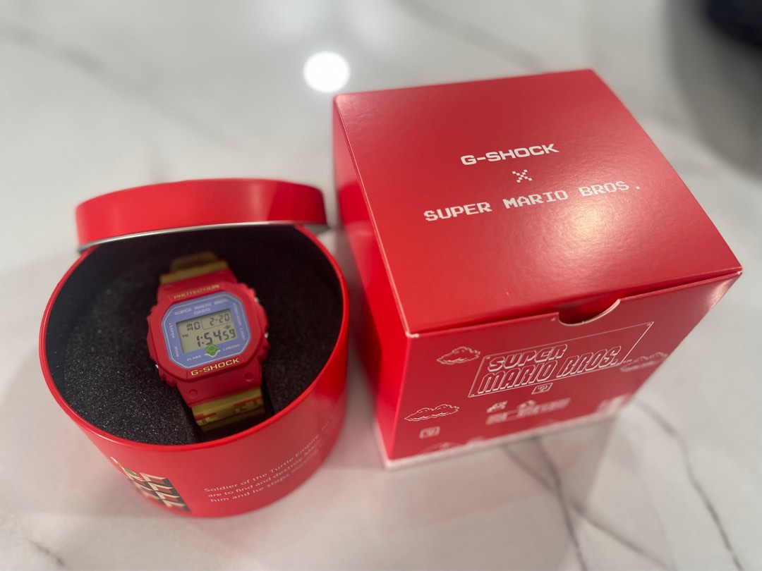 Casio G-Shock Super Mario Limited Edition, Men's Fashion, Watches & Accessories, Watches on ...
