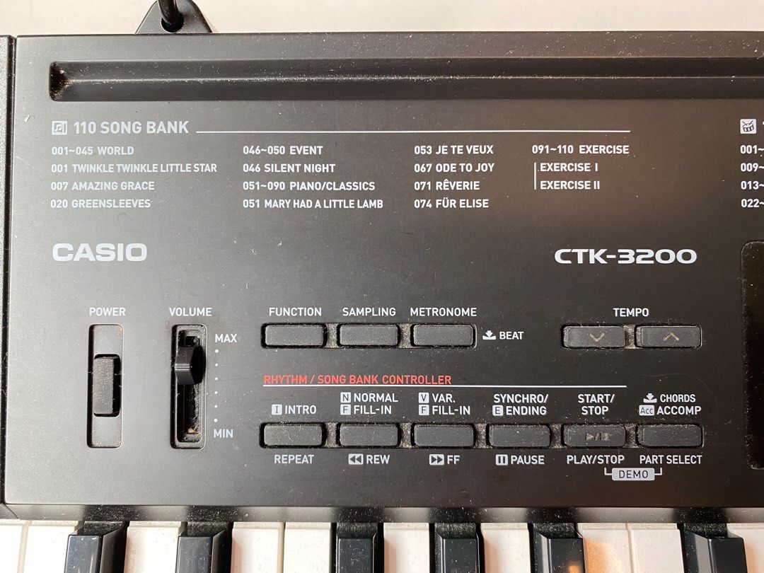 Casio Keyboard 61 keys Piano CTK-3200, Hobbies & Toys, Music & Media, Musical Instruments on ...
