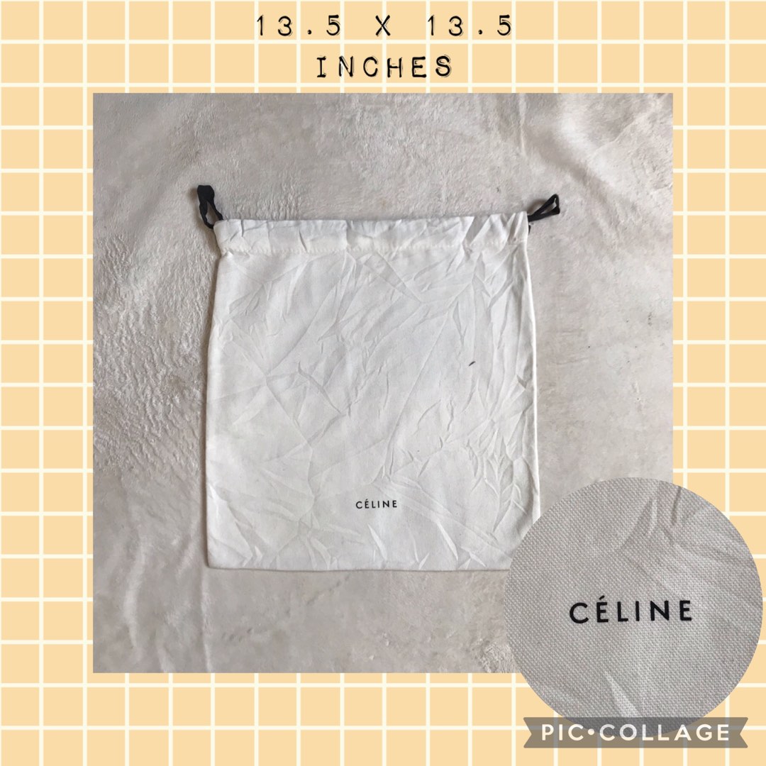Celine Dust Bag 13.5x13.5" M, Women's Fashion, Bags & Wallets, Purses ...