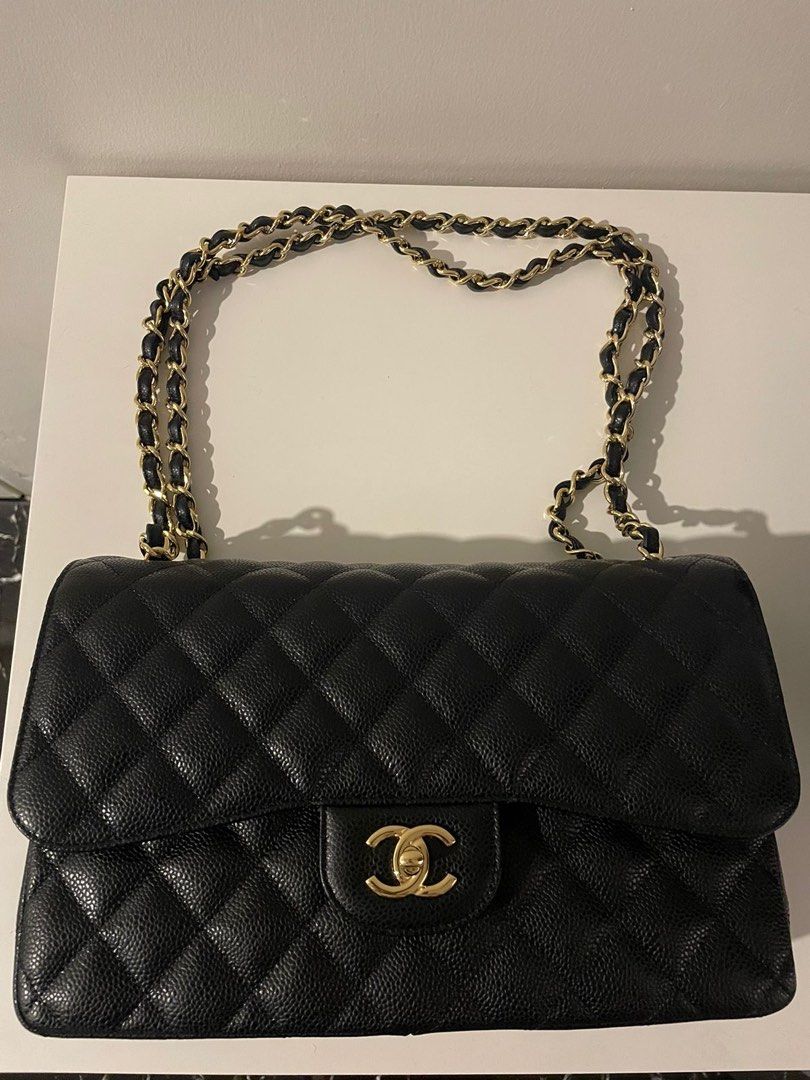 Channel Classic Double Flap Large, Luxury, Bags & Wallets on Carousell