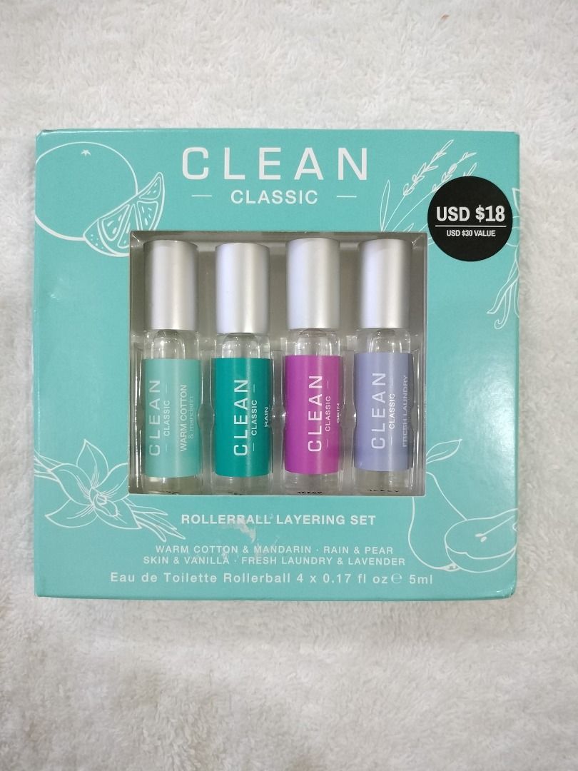 Clean Classic Set Perfume, Beauty & Personal Care, Fragrance ...