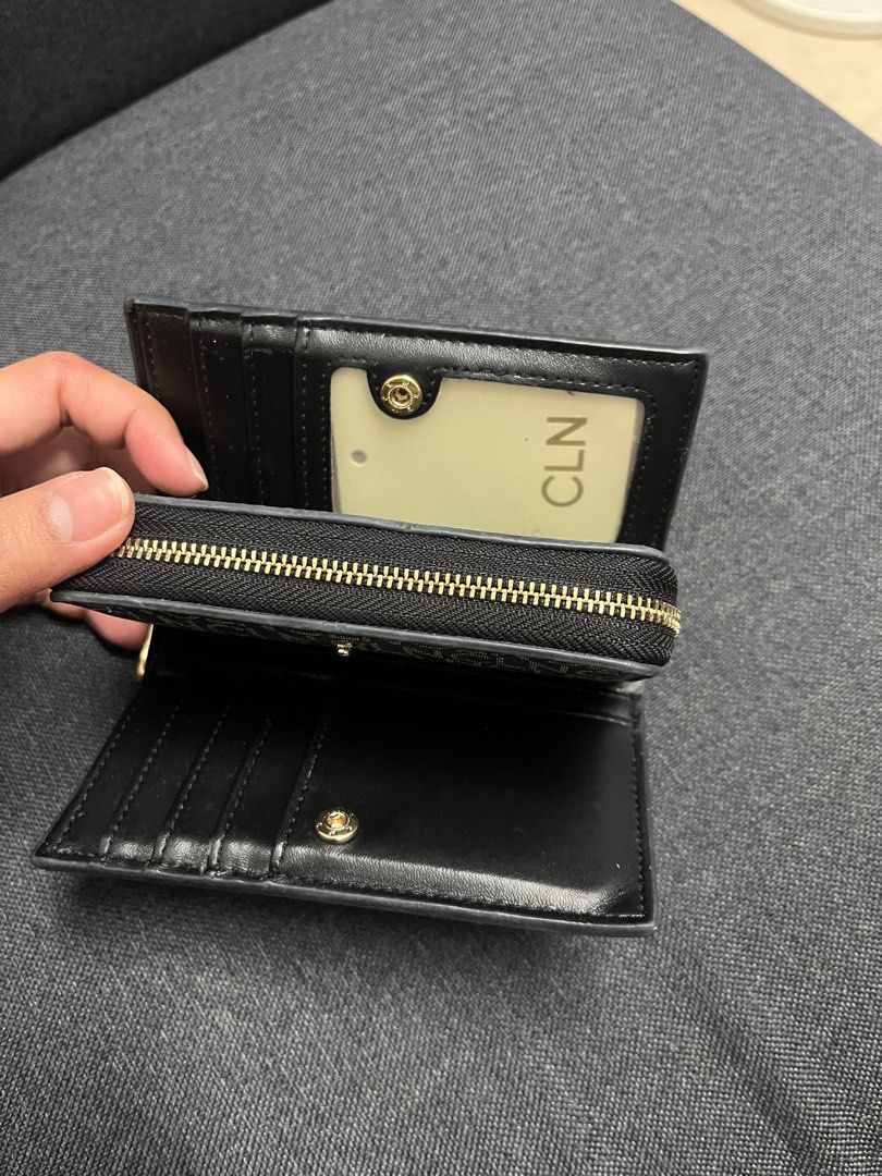 CLN Black wallet | comes with box and dust bag, Women's Fashion, Bags ...