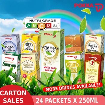 CNY SALES! - POKKA PACKET DRINKS 250ML X 6S X 4, Food & Drinks ...