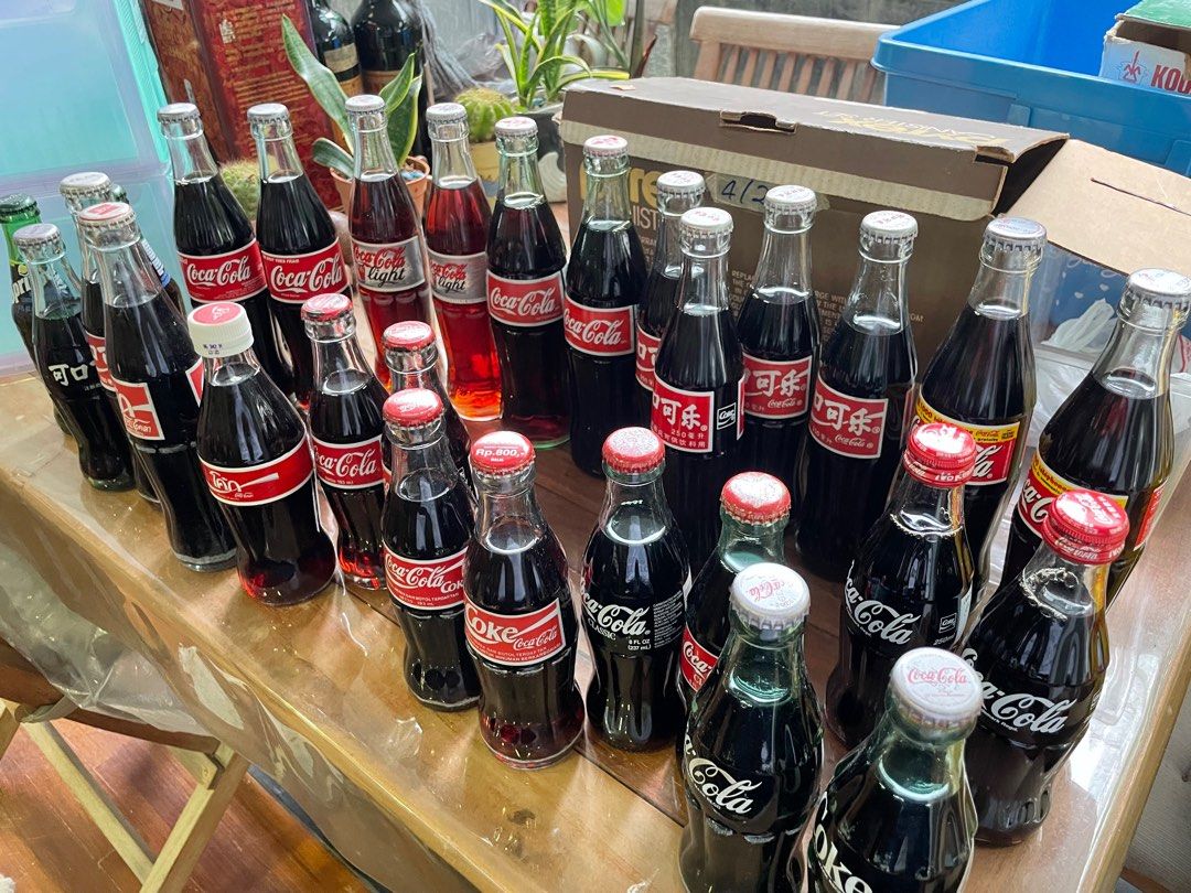 Coke bottle collection, Food & Drinks, Beverages on Carousell