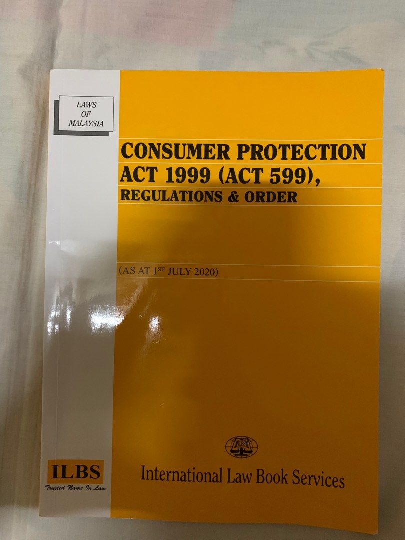 CONSUMER PROTECTION ACT 1999, Hobbies & Toys, Books & Magazines ...