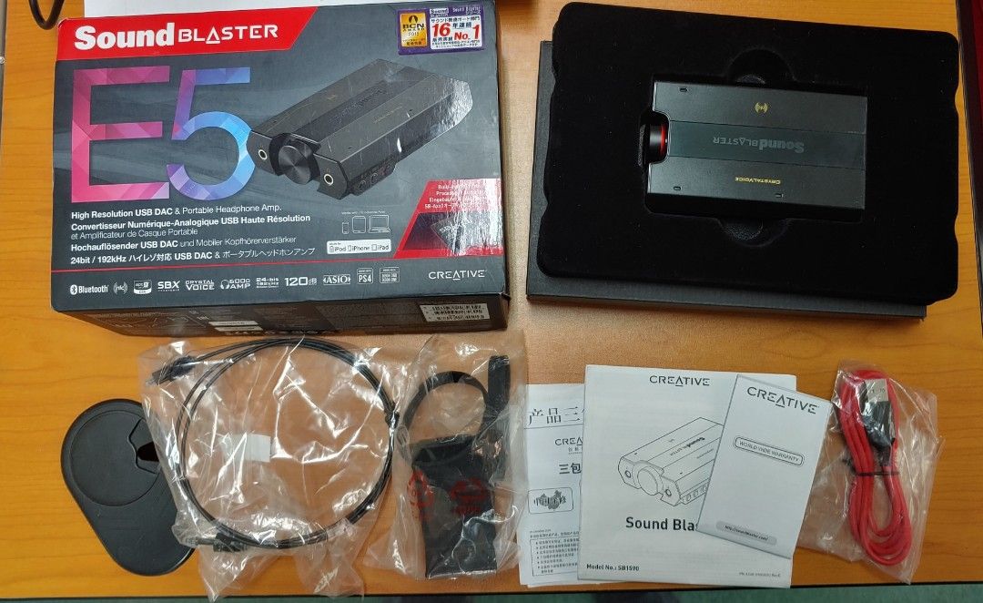 Creative Sound Blaster E5, 音響器材, Soundbar、揚聲器、藍牙喇叭、耳擴 - Carousell
