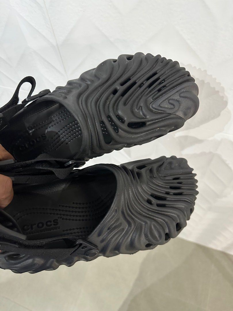 Crocs x Saleha, Men's Fashion, Footwear, Flipflops and Slides on Carousell