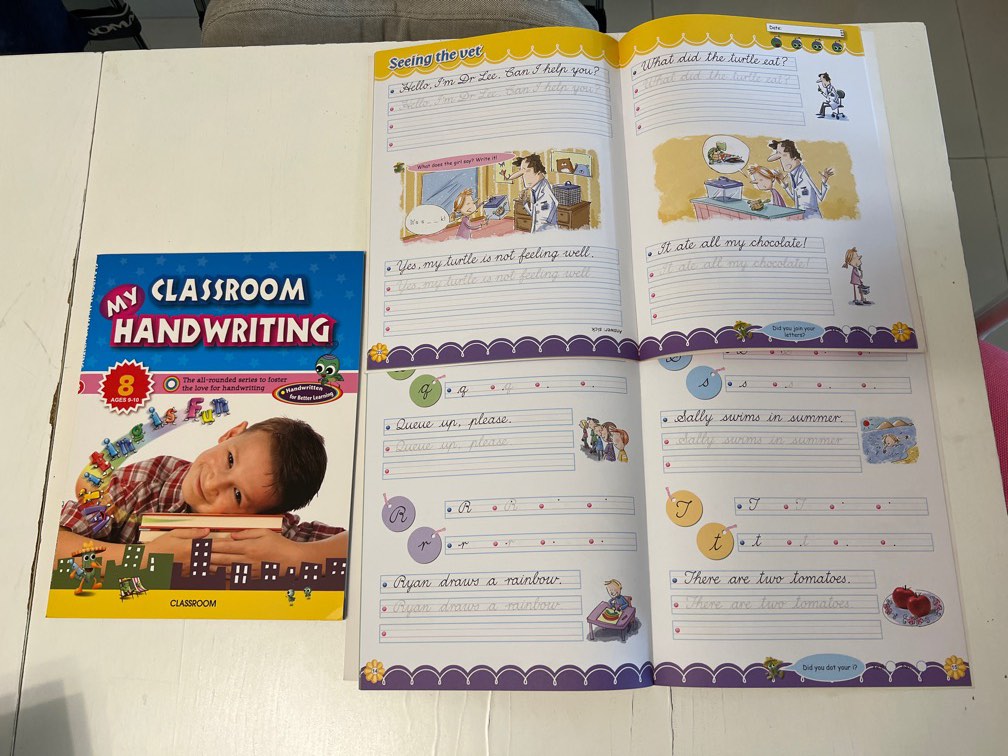 Cursive handwriting exercises for 3 books, 興趣及遊戲, 書本 & 文具, 書本及雜誌 - 補充練習 ...