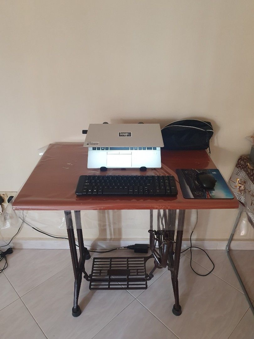 Custom-made Study table vintage, Furniture & Home Living, Furniture ...