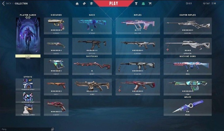 D3 SUPER-STACKED Valorant Account RGX 11Z PRO BLADE VALORANT GO! VOL.1 ...