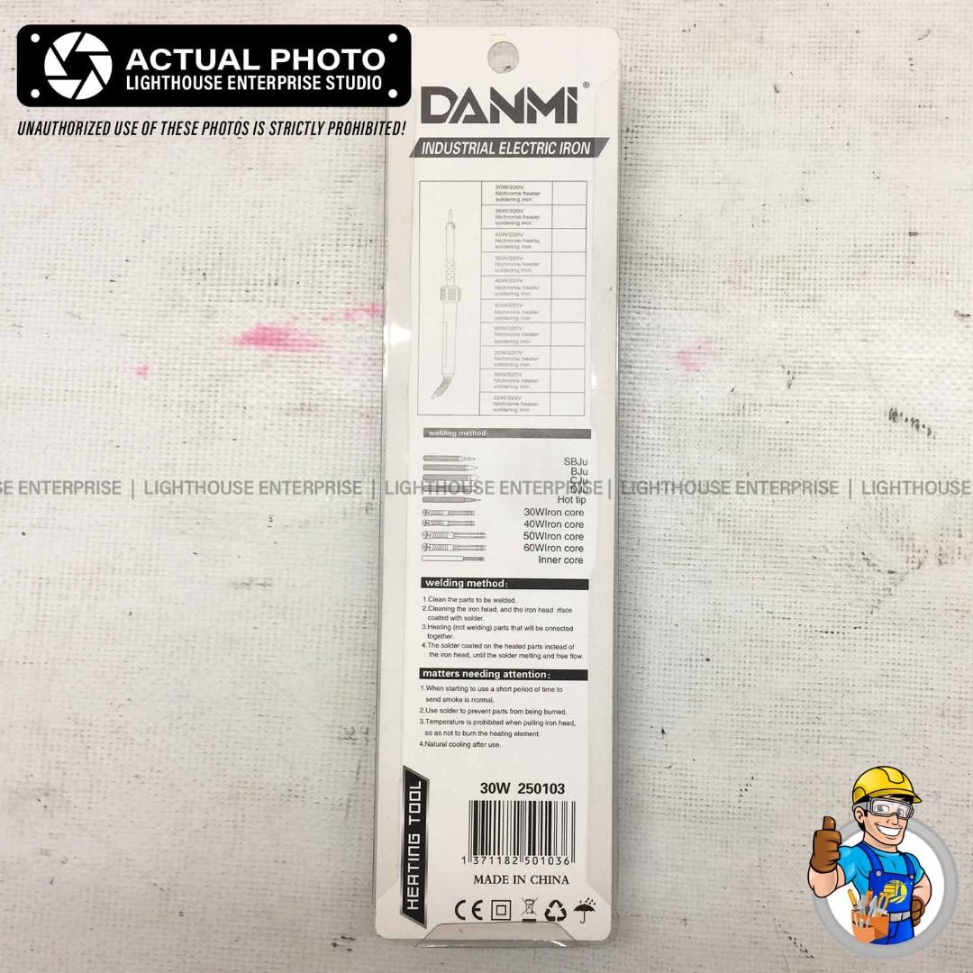 DANMI 30W Soldering Iron (DANMI-SI30W) LIGHTHOUSE ENTERPRISE ...