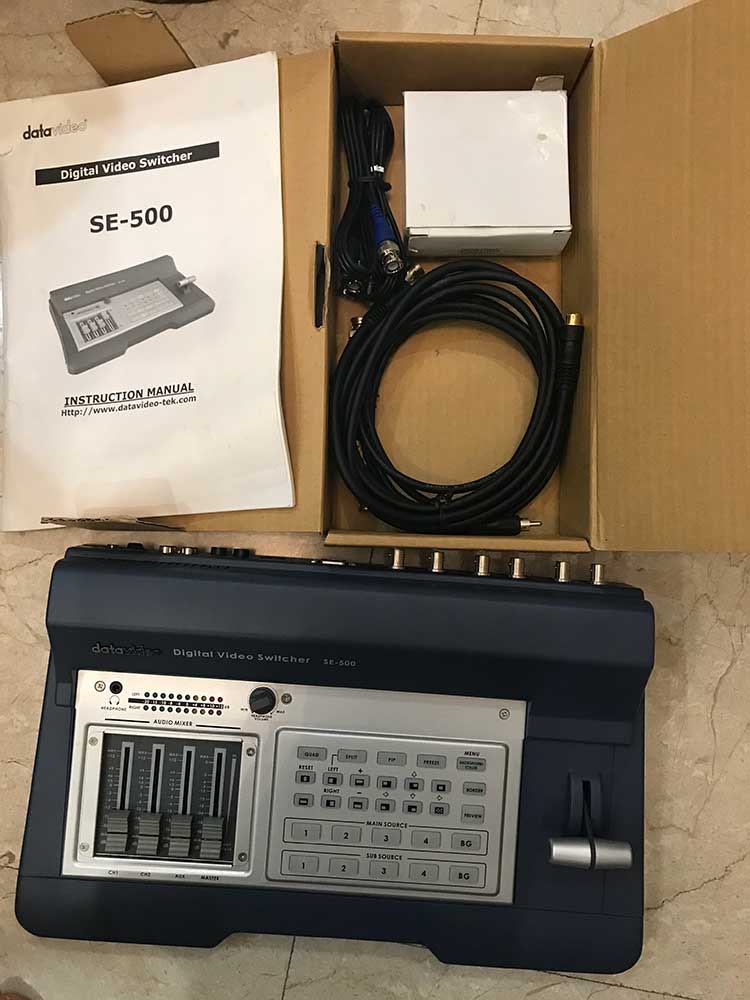 DataVideo Digital Switcher/Mixer - SE-500, Photography, Photography ...