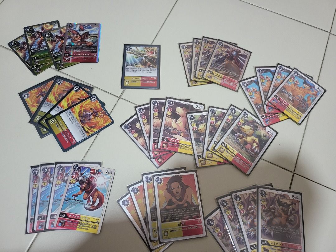 Digimon Card - Marcus Damon BT12 & EX4 Play Set without Lv6 Digimon, Hobbies & Toys, Toys ...