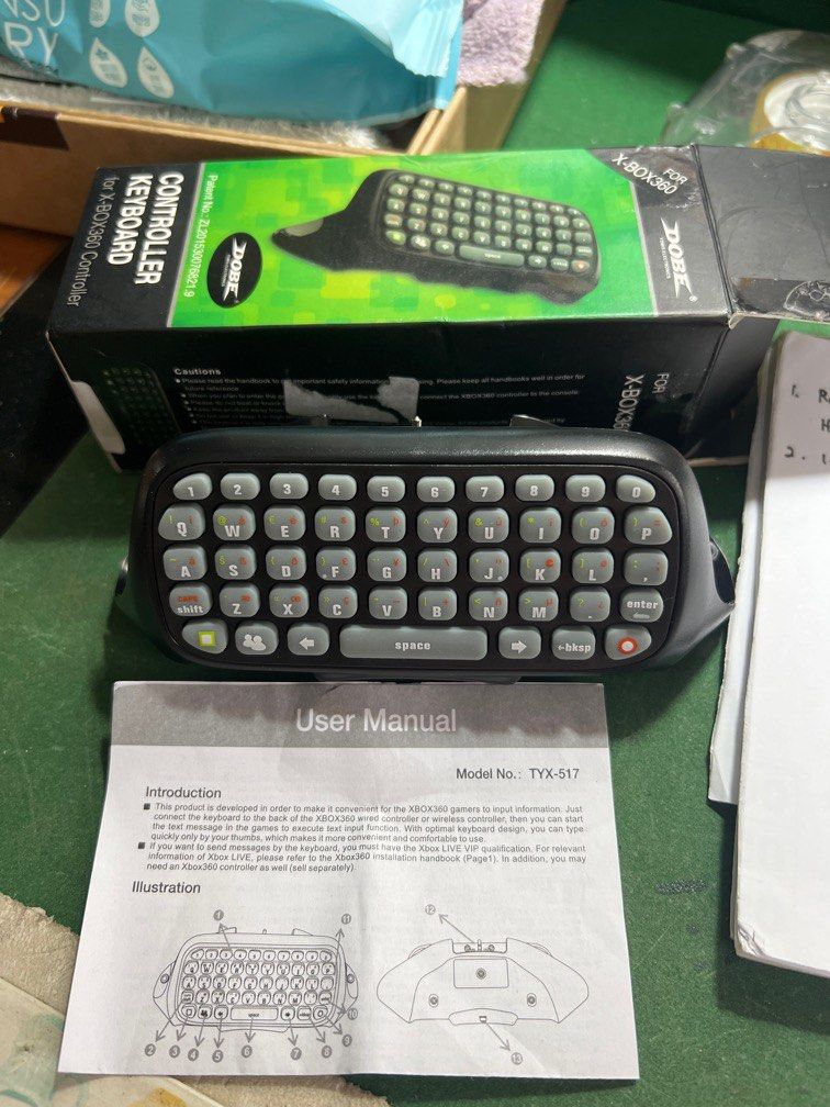 DOBE Xbox 360 Controller Keyboard (2841), Everything Else on Carousell