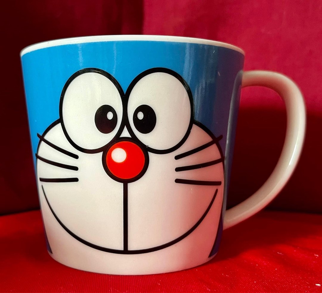 DORAEMON Blue Face Cartoon Anime Manga Coffee Tea Mug on Carousell