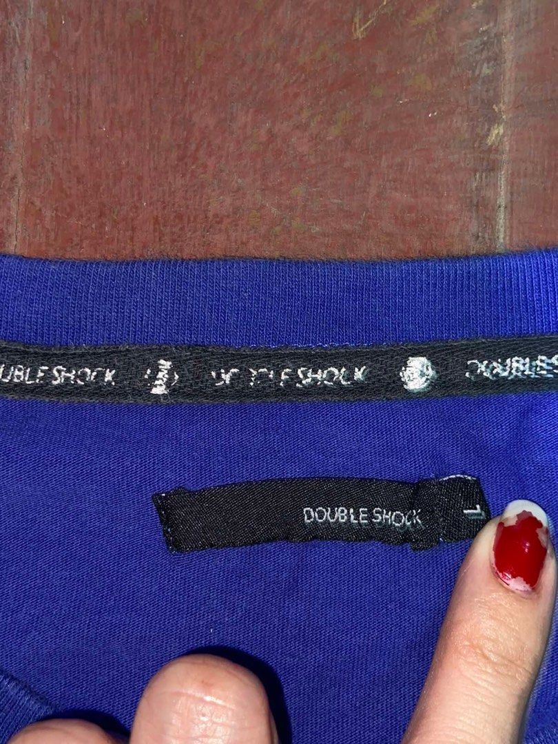 Double Shock - Skull Long Sleeve (Cropped), Men's Fashion, Tops & Sets ...