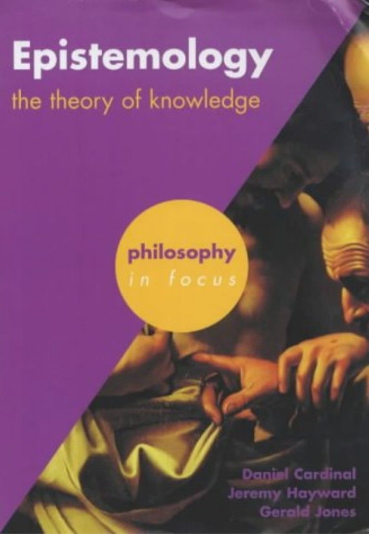 Epistemology: The Theory of Knowledge - Jeremy Hayward, Hobbies & Toys ...