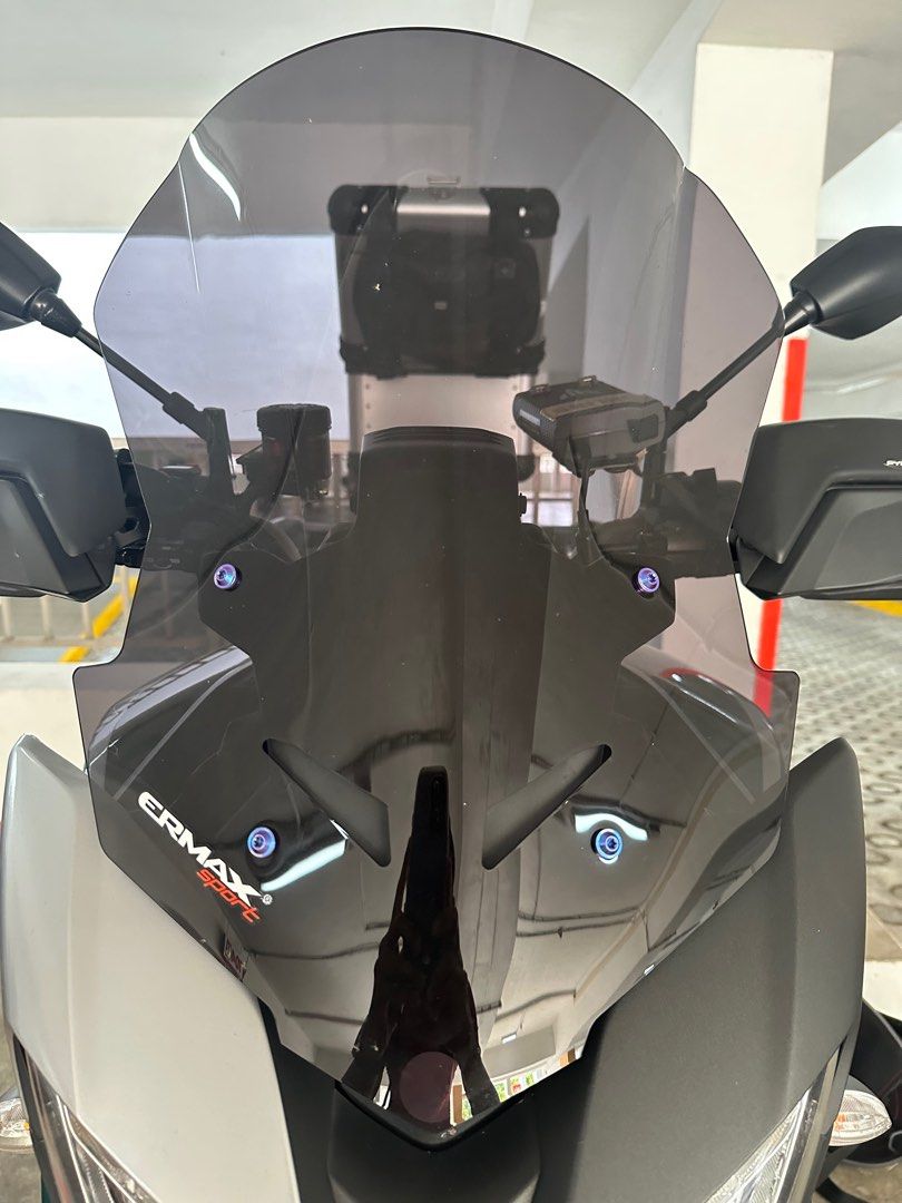 Ermax windshield tracer 900 gt 2018, Motorcycles, Motorcycle ...