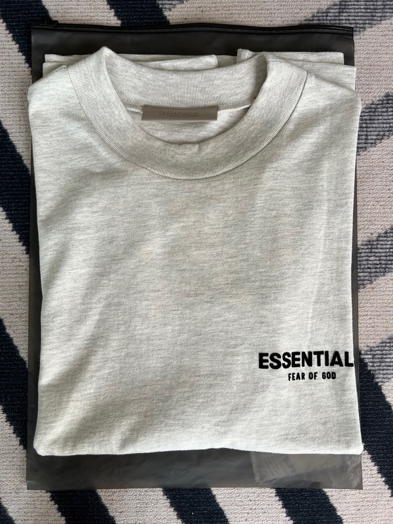 essentials ss22 light oatmeal, Men's Fashion, Tops & Sets, Tshirts ...