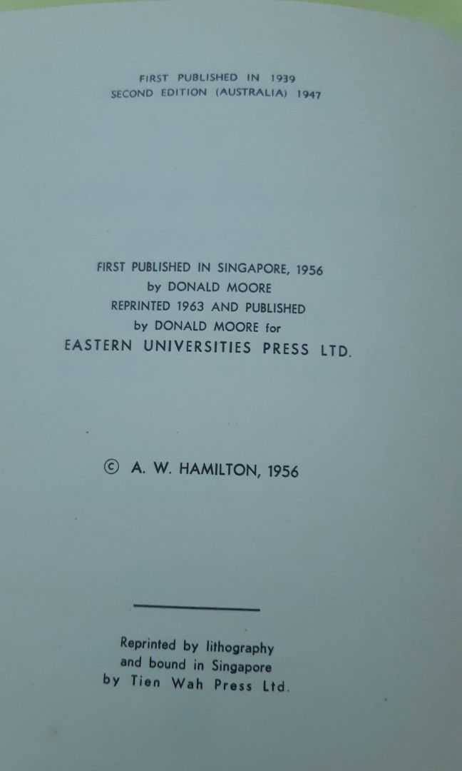 Extremely Rare 1963 HAJI'S BOOK OF MALAYAN NURSERY RHYMES by A W ...