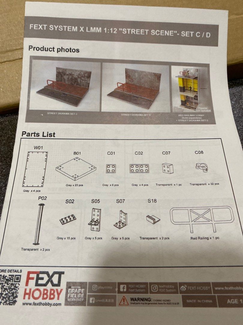 FEXT Hobby Street Diorama Set C & D, Hobbies & Toys, Toys & Games on ...