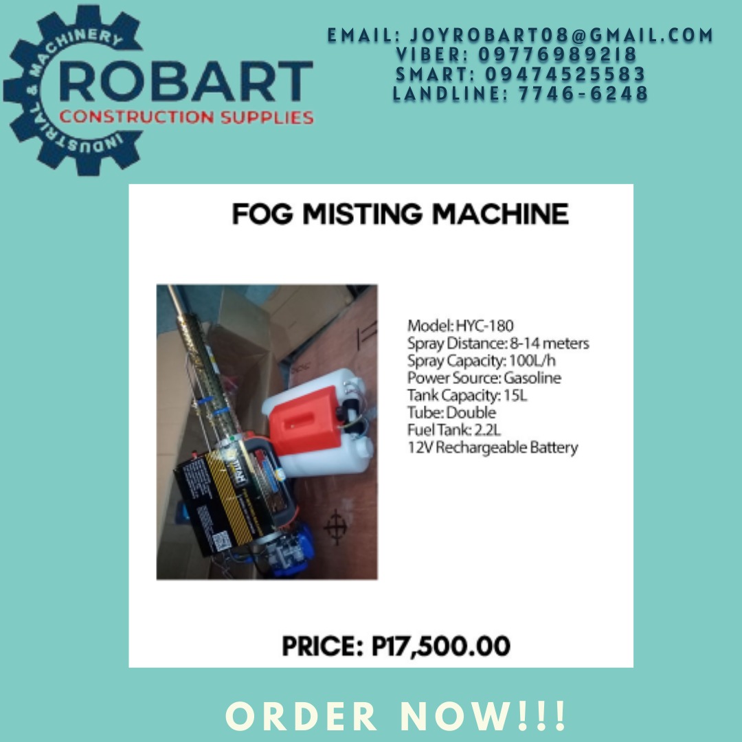 FOG MISTING MACHINE, Commercial & Industrial, Construction Tools ...