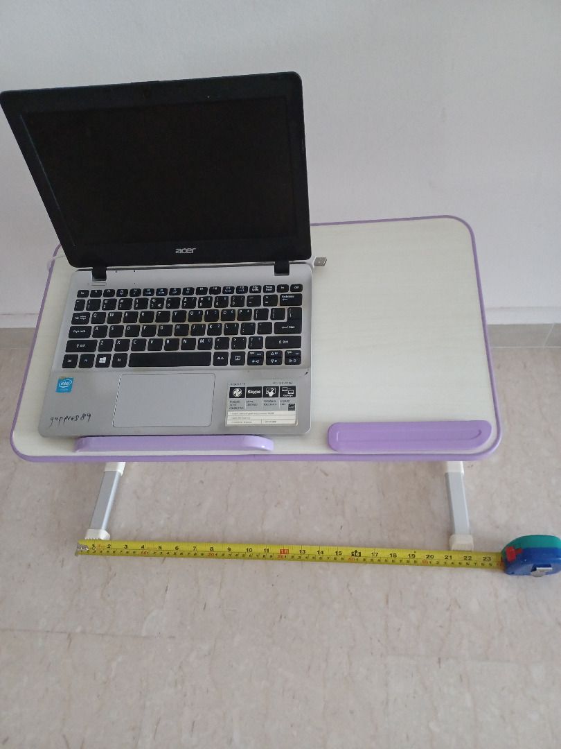 Foldable laptap table for using on bed, Computers & Tech, Parts ...