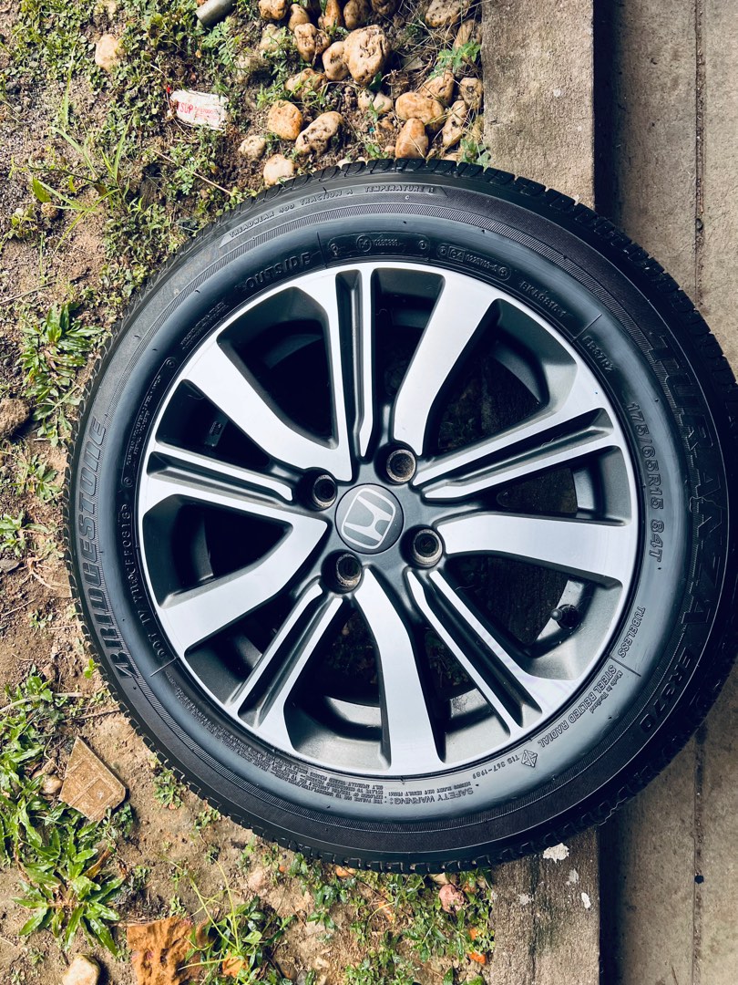 For sale honda city stock mags with tire, Car Parts & Accessories, Mags ...