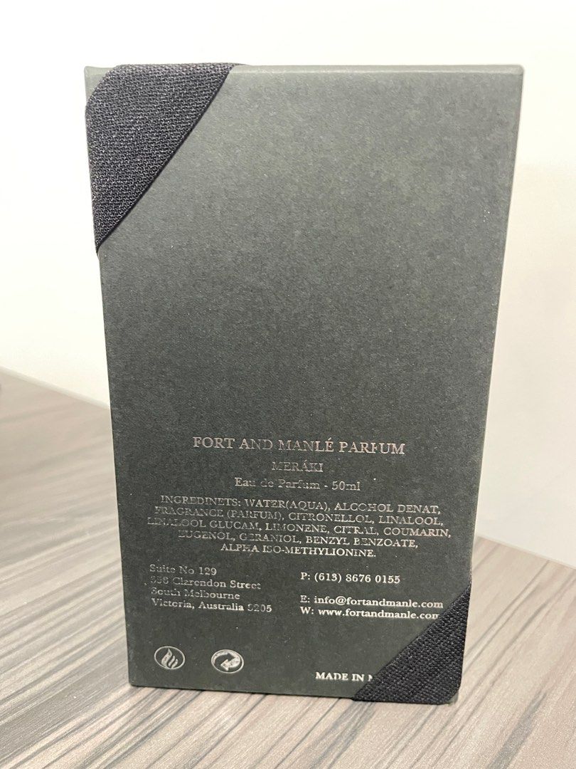 Fort & Manle Meraki 心無旁騖 (discontinued停產) [全網最齊全] [Pre-Order外國預訂], 美容 ...
