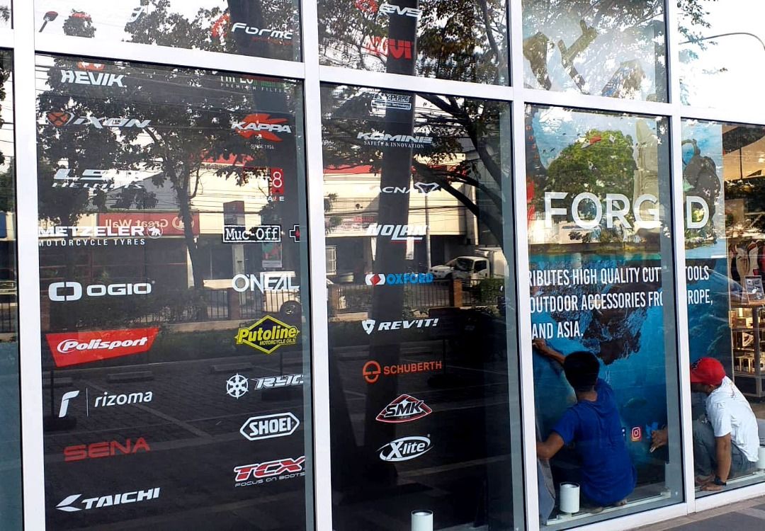 Frosted Sticker, Glass covering Sticker, Glass decals, Perforated ...