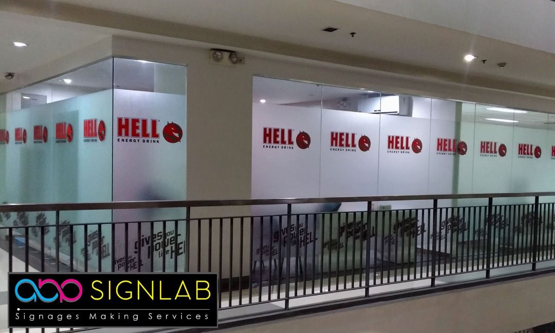 Frosted Sticker, Glass covering Sticker, Glass decals, Perforated ...