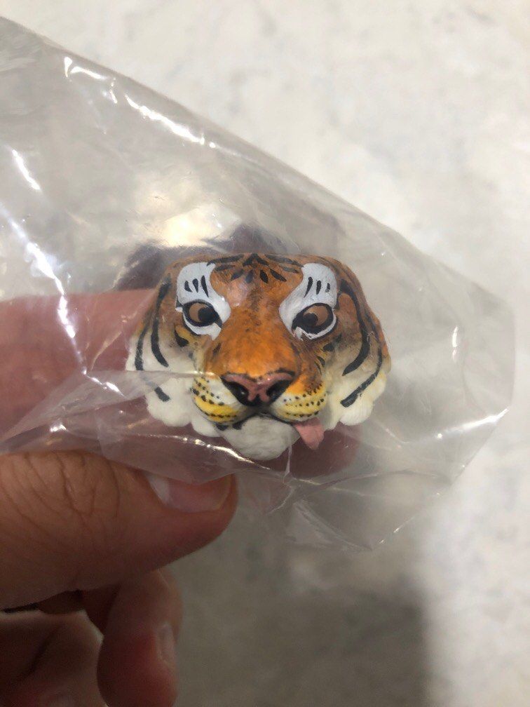 Gacha Tiger Head Daruma, Hobbies & Toys, Toys & Games on Carousell
