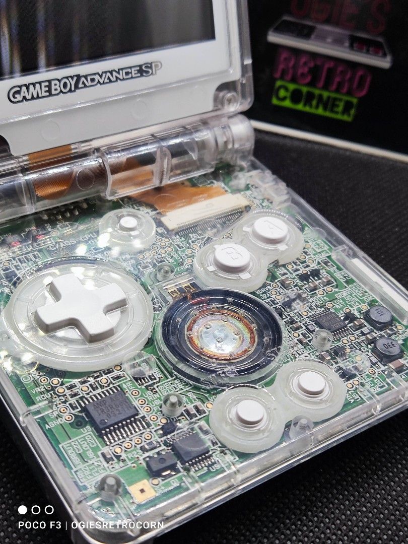 Gameboy Advance sp clear, Video Gaming, Video Game Consoles, Nintendo ...