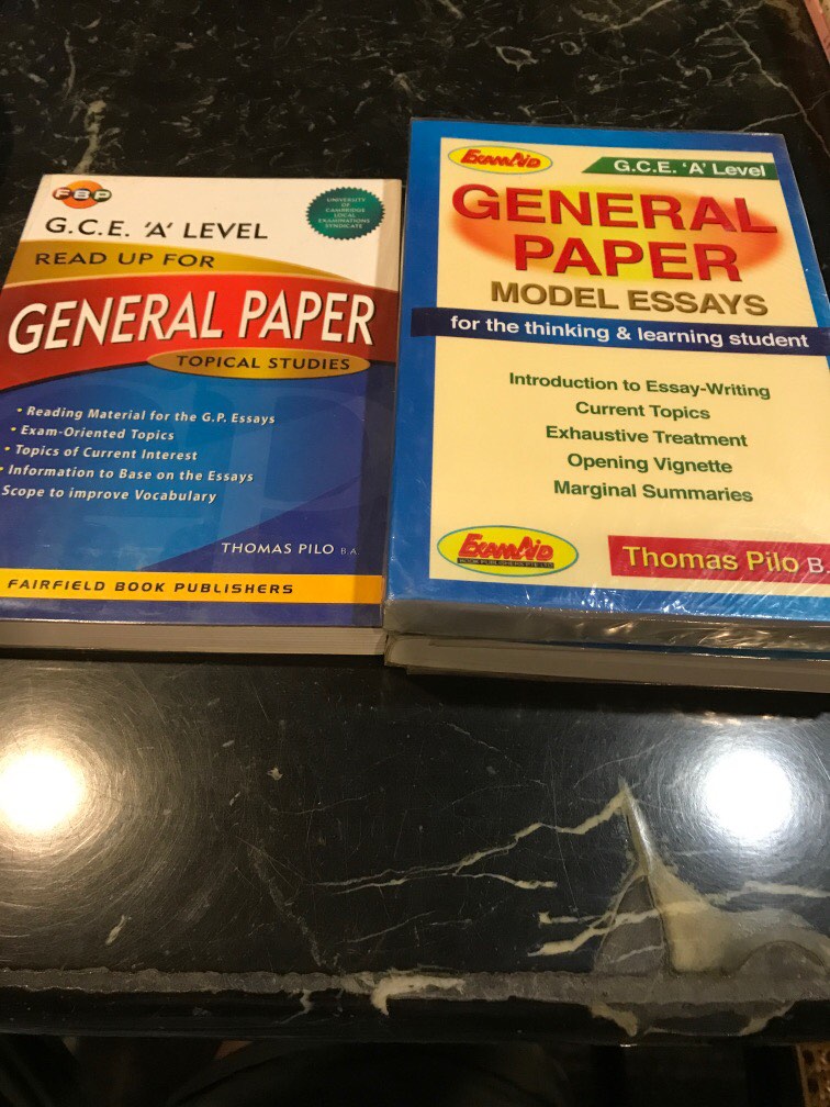 General Paper Topical Studies; General Paper Model Essays, Hobbies ...