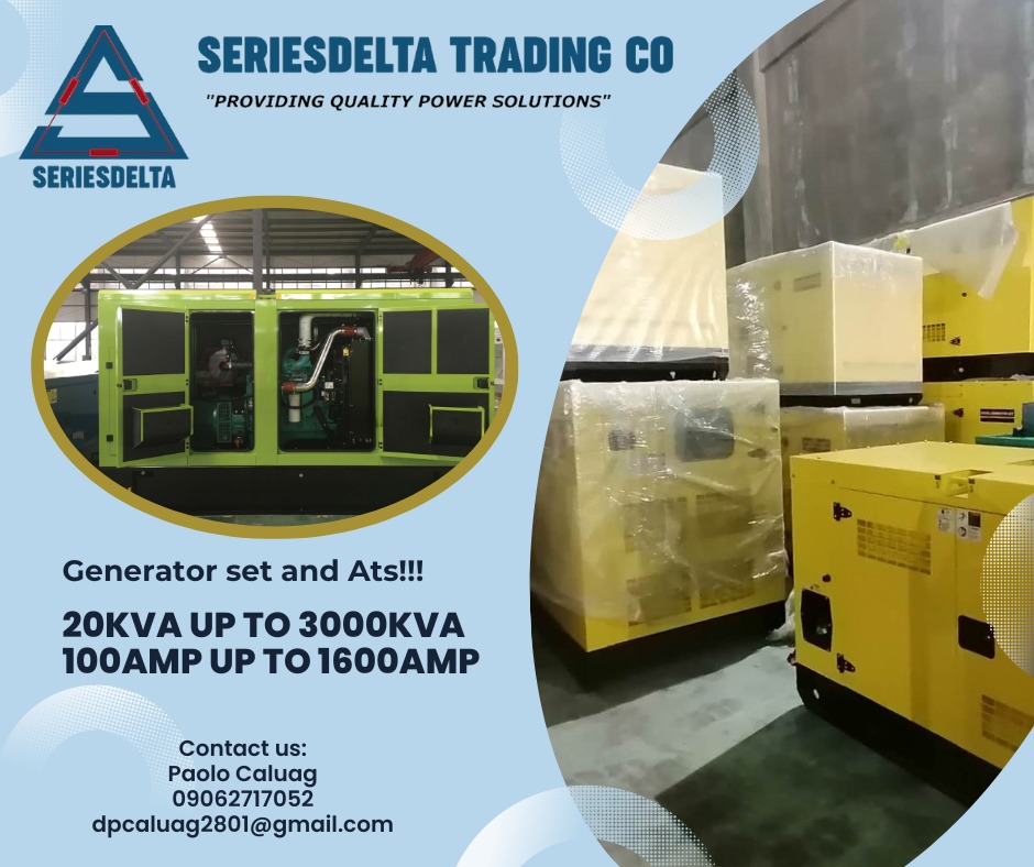 GENERATOR SET AND ATS FOR SALE!!!, Commercial & Industrial, Industrial ...