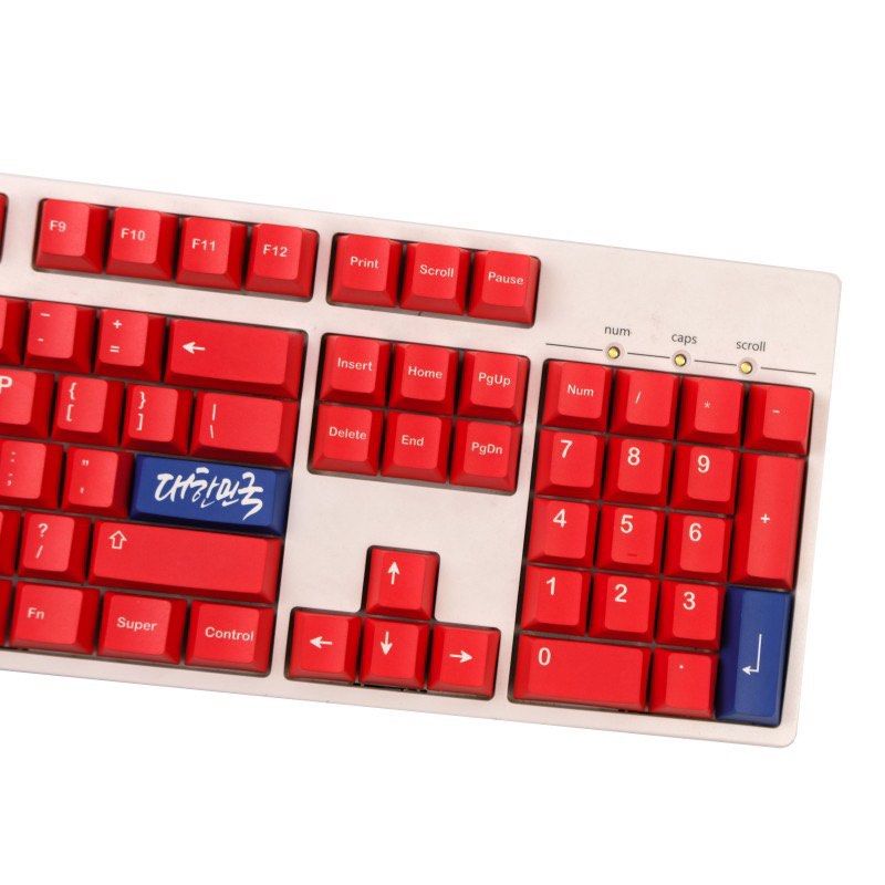 GMK Red Devils clones PBT keycaps, 電腦＆科技, 電腦周邊及配件, 電腦鍵盤及相關產品 - Carousell