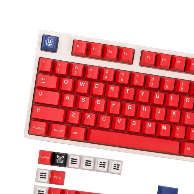GMK Red Devils clones PBT keycaps, 電腦＆科技, 電腦周邊及配件, 電腦鍵盤及相關產品 - Carousell