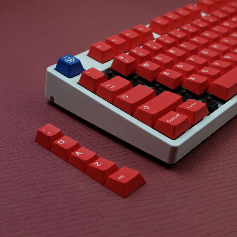 GMK Red Devils clones PBT keycaps, 電腦＆科技, 電腦周邊及配件, 電腦鍵盤及相關產品 - Carousell